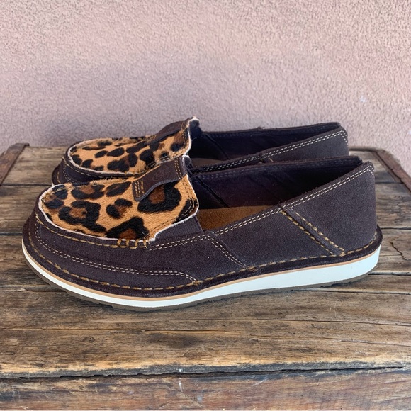 Ariat | Shoes | Ariat Ladies Leopard Print Cruisers | Poshmark